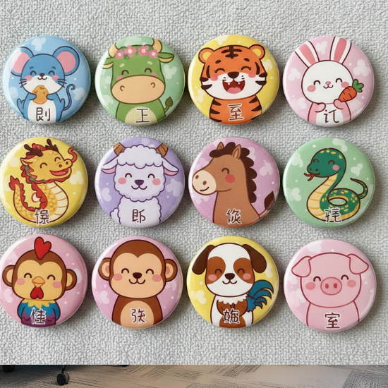 Pin Custom Shio Unik: Aksesoris Personal & Merchandise Bermakna