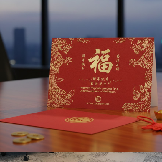 Kartu Ucapan Imlek Custom Perusahaan: Beda, Elegan & Berkesan